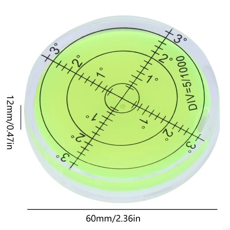 PrecisionPro 60MM PMMA Bubble Level – Accurate Surface Measurement Too ...